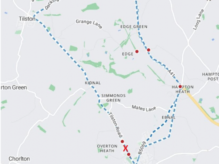 Malpas Online - - Temporary Road Closure of Tilston Road