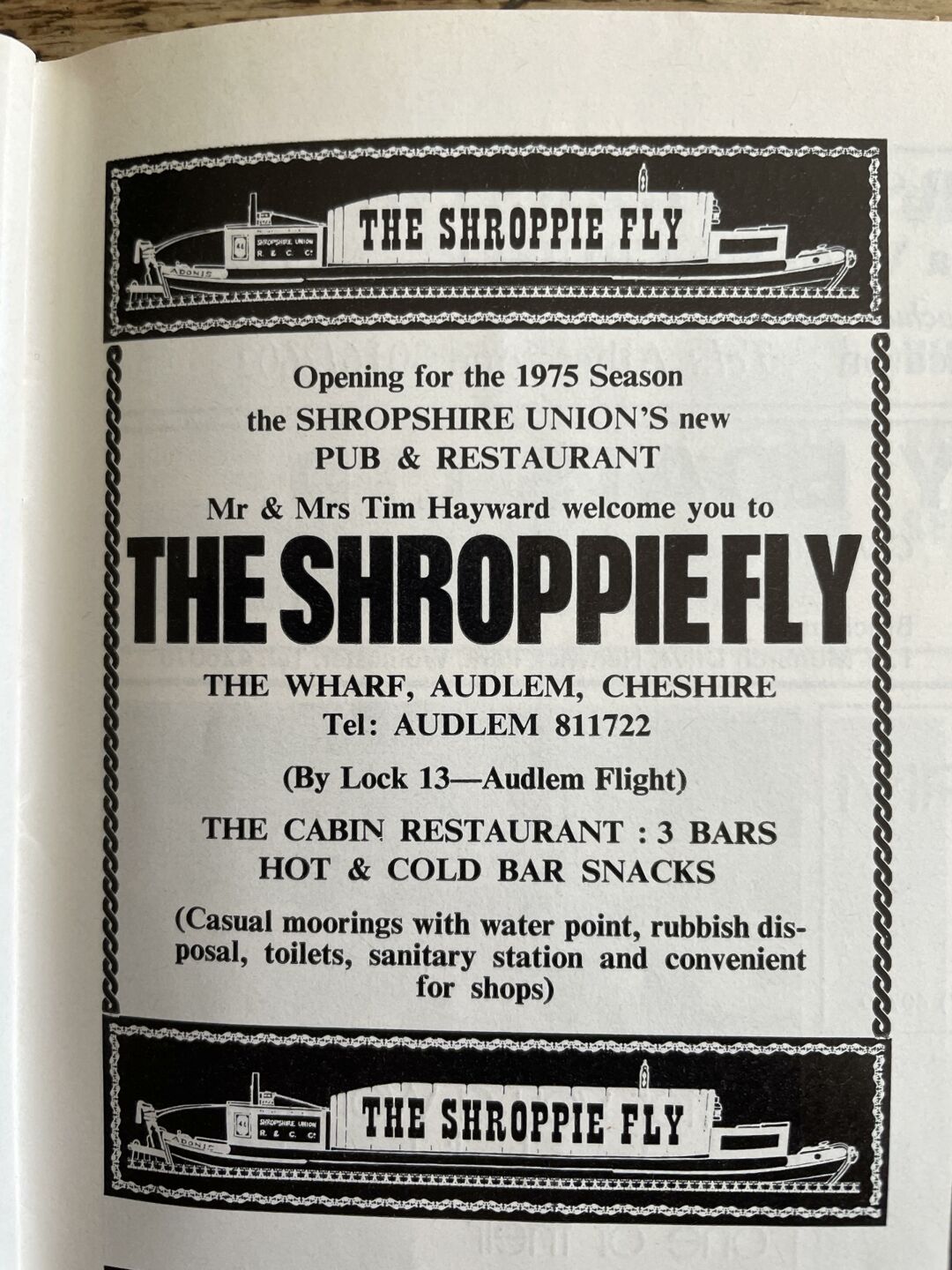 AudlemOnline | 50 YEARS OF THE SHROPPIE FLY