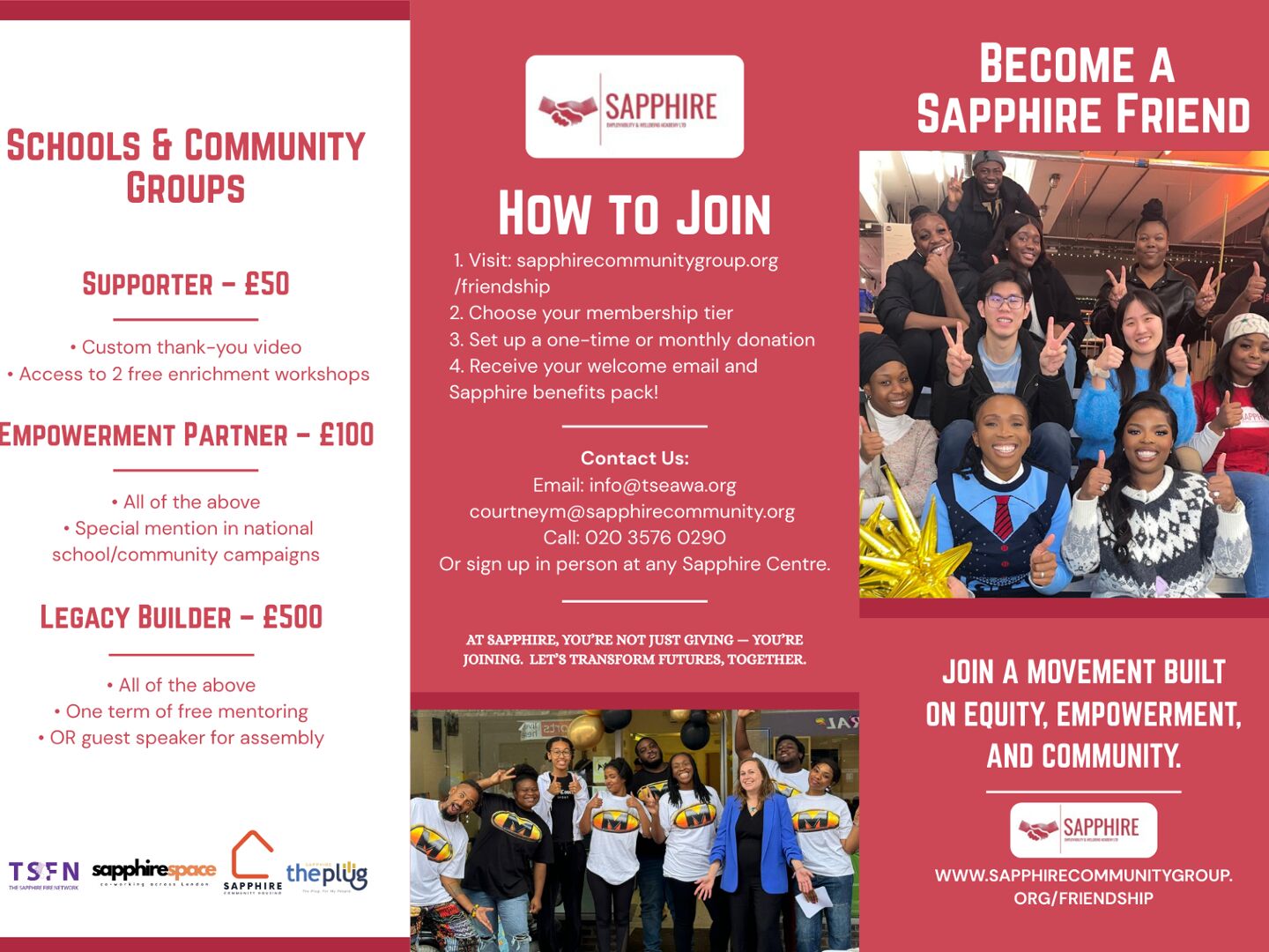 Sapphire Community | Donate